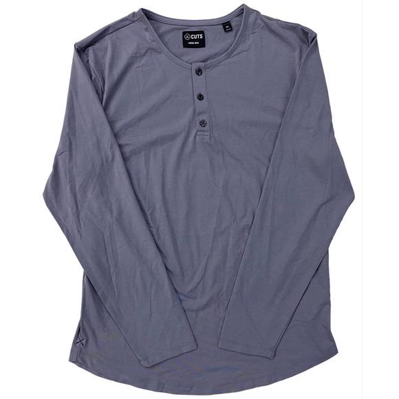 Cuts Clothing | Shirts | Cuts Clothing Mens Henley Curve Hem Signature ...